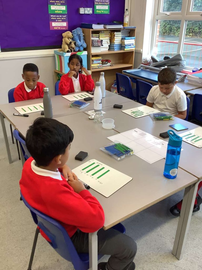 Parsloes Primary School | Year 4: Using Concrete Resources in Maths